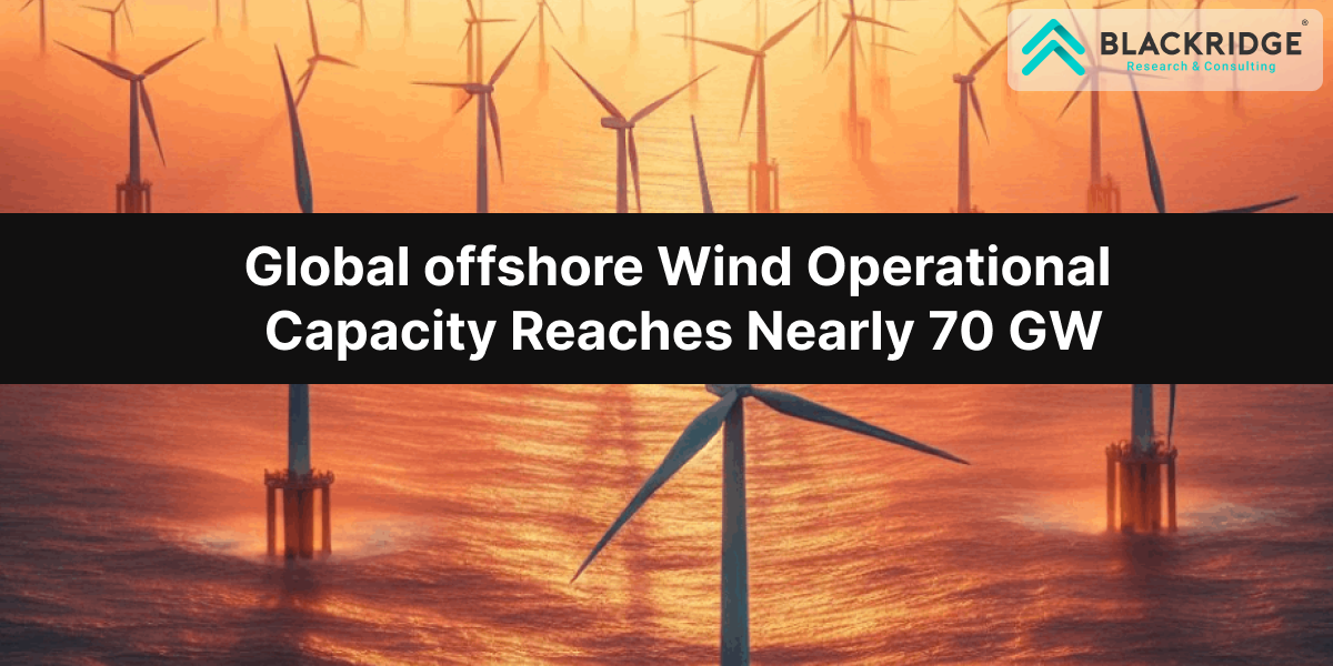 Global Offshore Wind Capacity Hits Nearly 70 GW